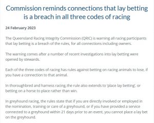The QRIC Archives - A Four-Legged Lottery
